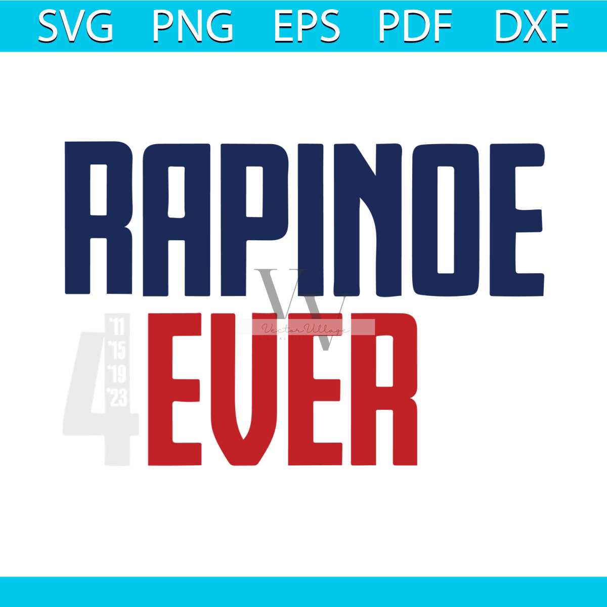 Megan Rapinoe Forever SVG OL Reign SVG Digital Cricut File | Inspire Uplift
