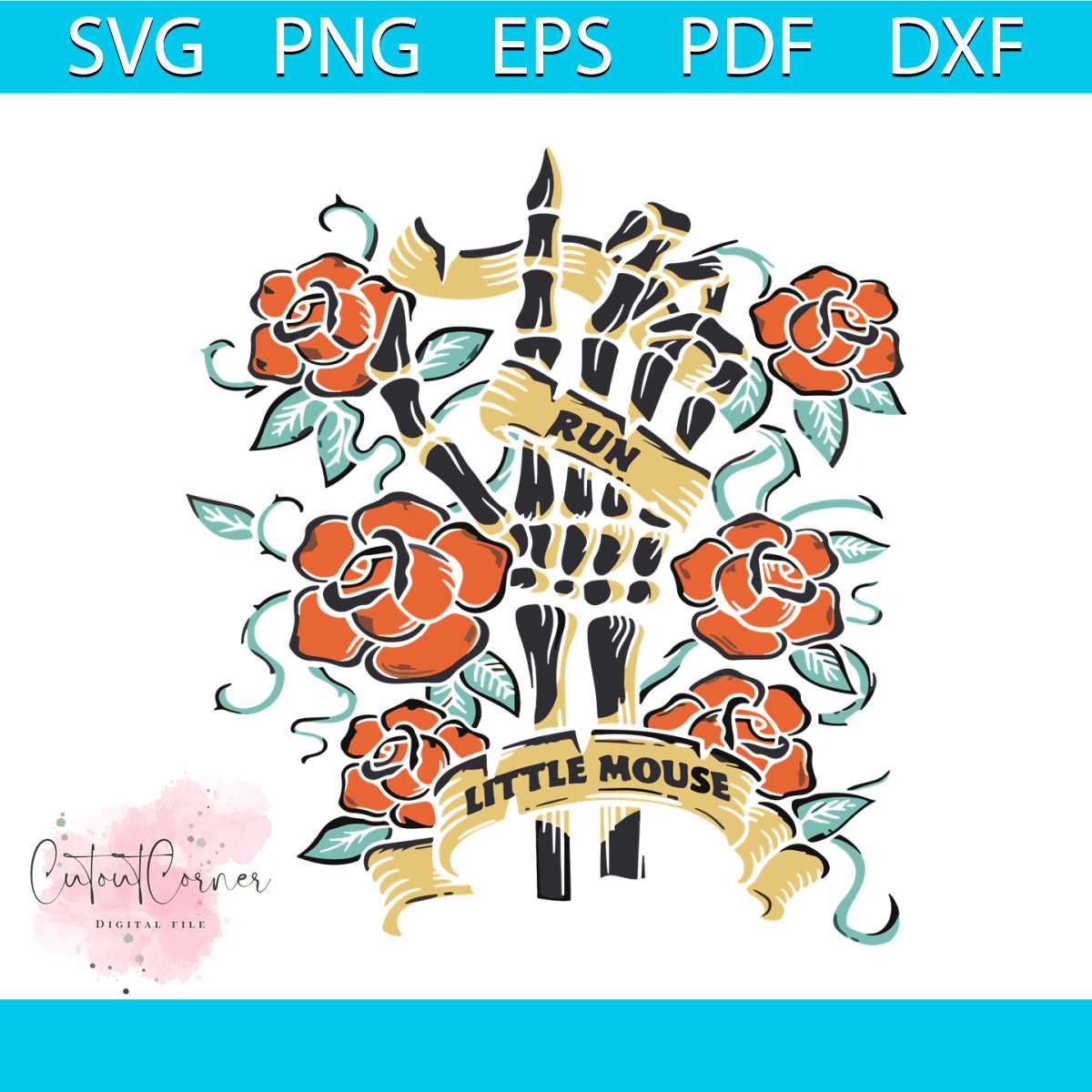 Haunting Adeline SVG Run Little Mouse SVG Digital Cricut Fil | Inspire ...