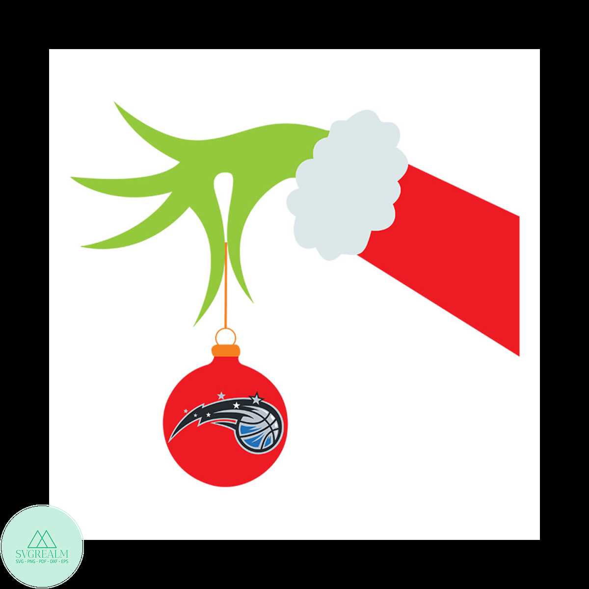 Orlando Magic Grinch Hand Holding Christmas Svg, Grinch Chri | Inspire ...