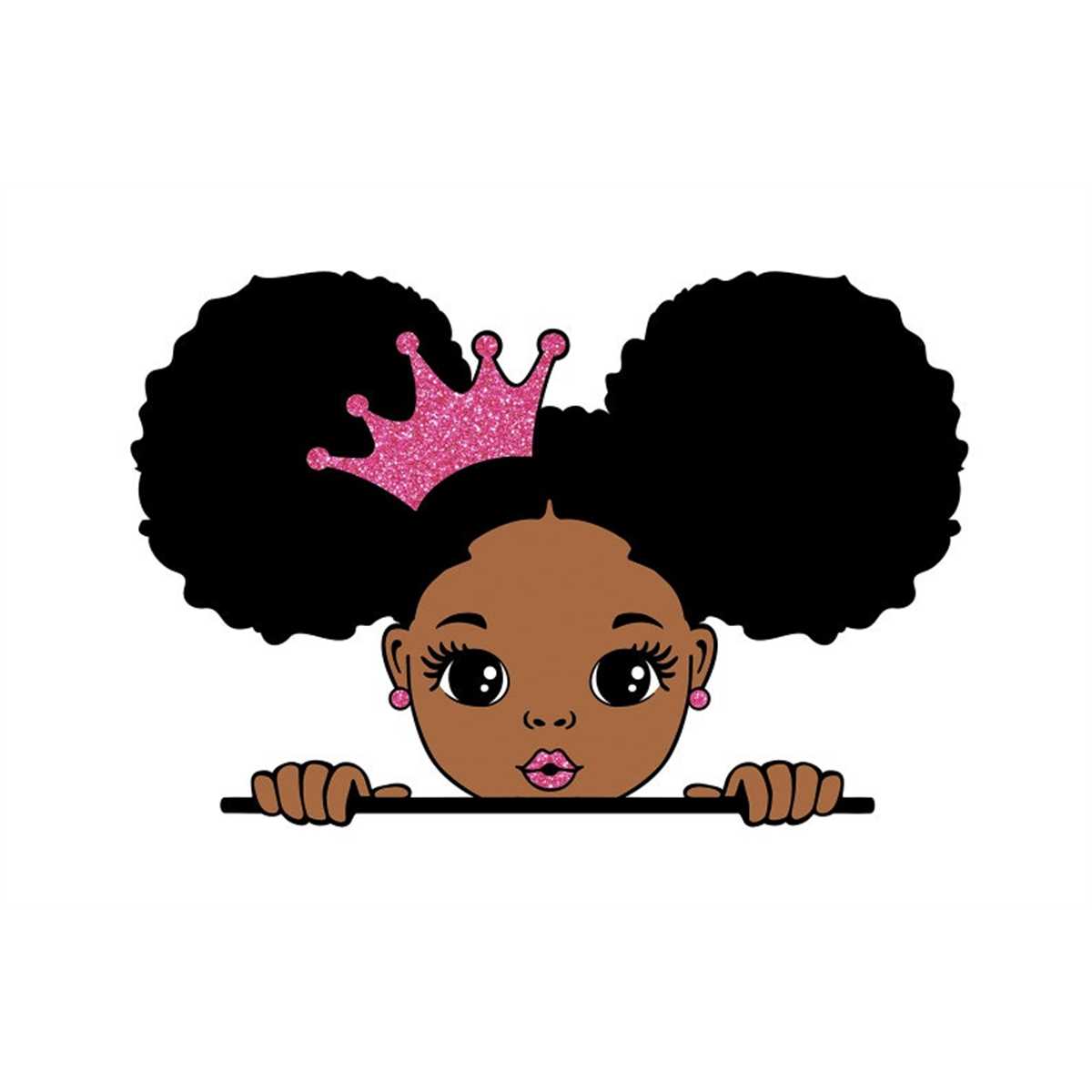 Black Princess Girl, Afro Queen Svg, Black Girl Svg, Melanin | Inspire ...