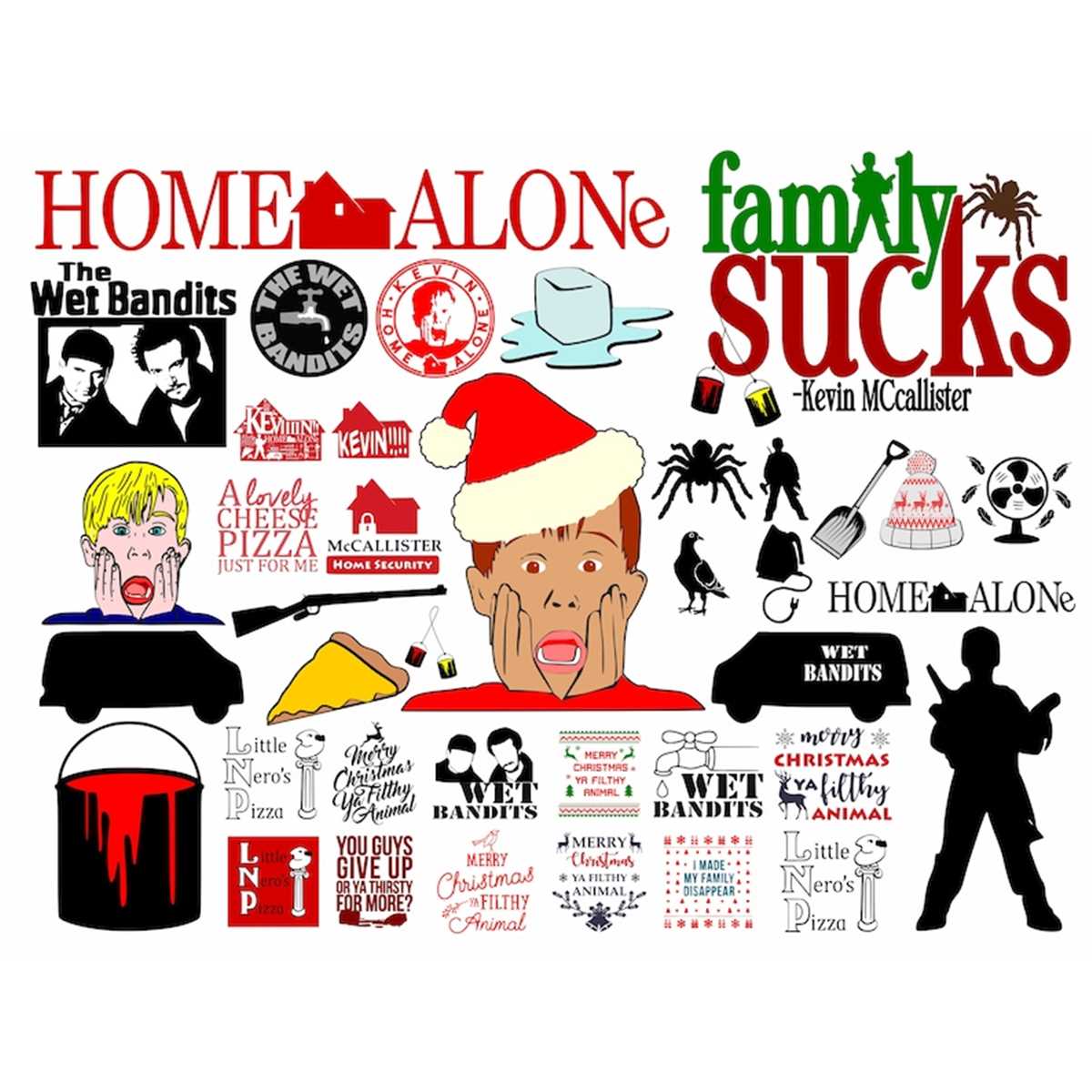 Homee Alonee Svg Bundle, Kevin svg bundle, wet bandits svg b - Inspire ...