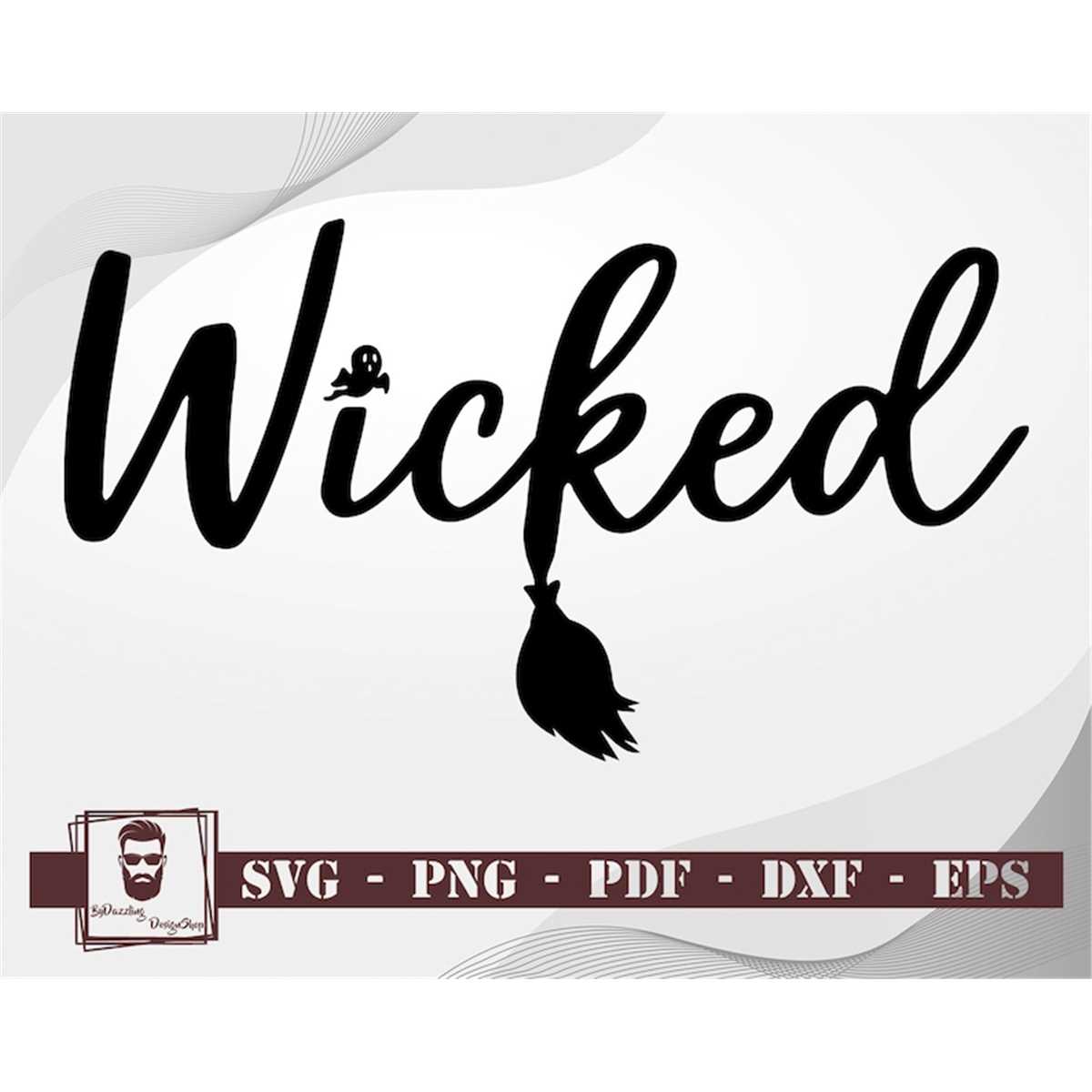 Halloween Svg, Wicked Svg, Ghost Svg, Witch Broom Svg, Trick | Inspire ...