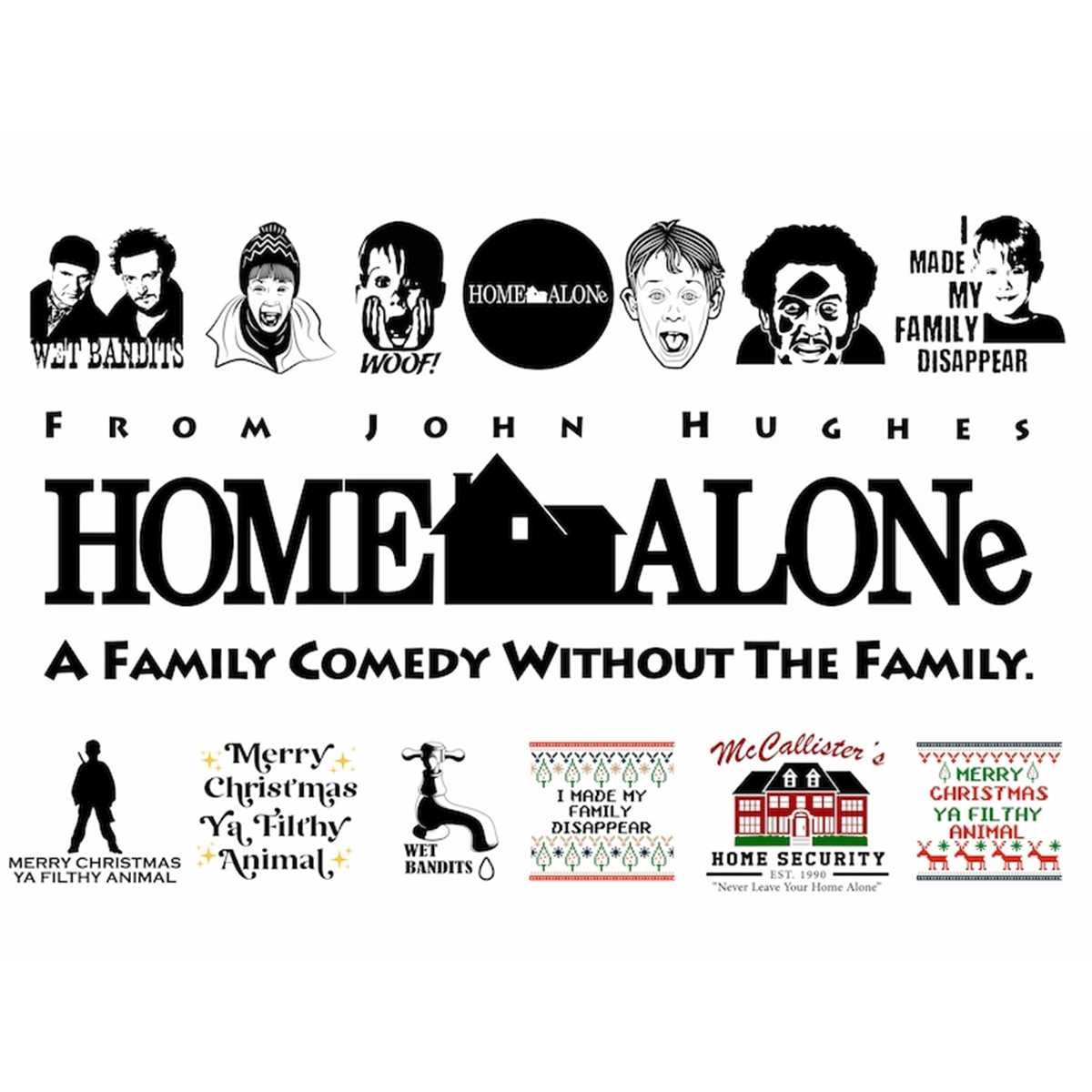 Homee Alonee Svg Bundle, Kevin svg bundle, wet bandits svg b - Inspire ...