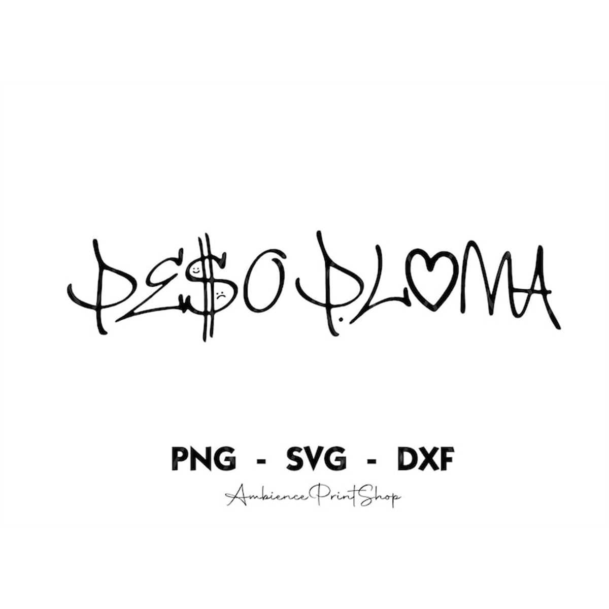 Peso Pluma SVG, Cutting File, Png Eps Dxf Digital Clipart, G | Inspire ...
