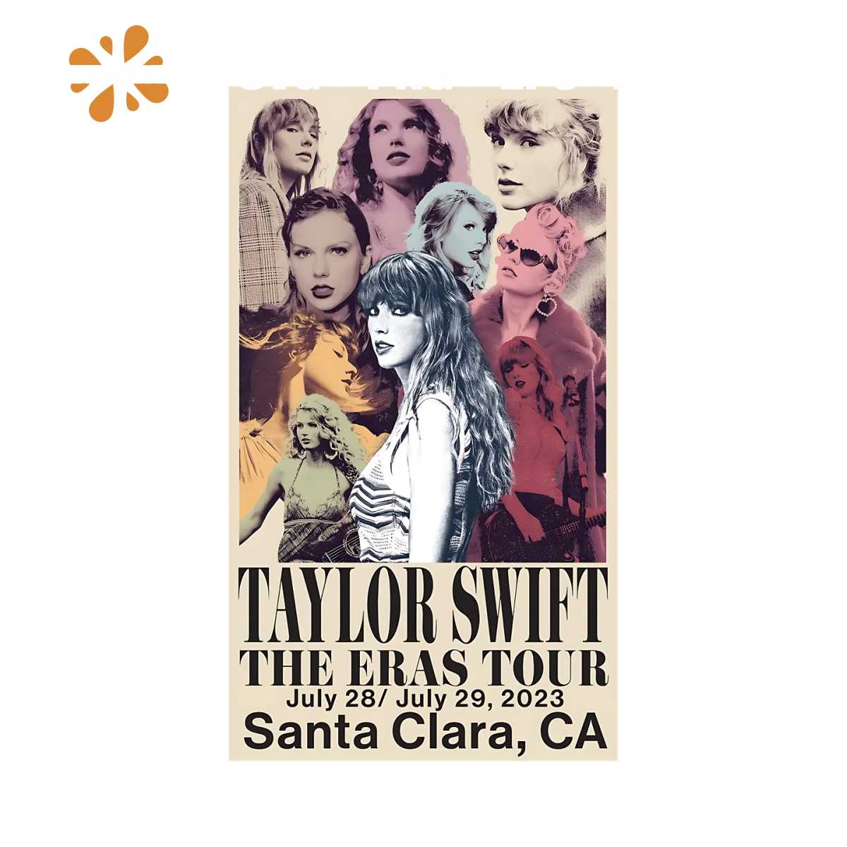 Taylor Swift The Eras Tour Santa Clara PNG Sublimation File | Inspire ...
