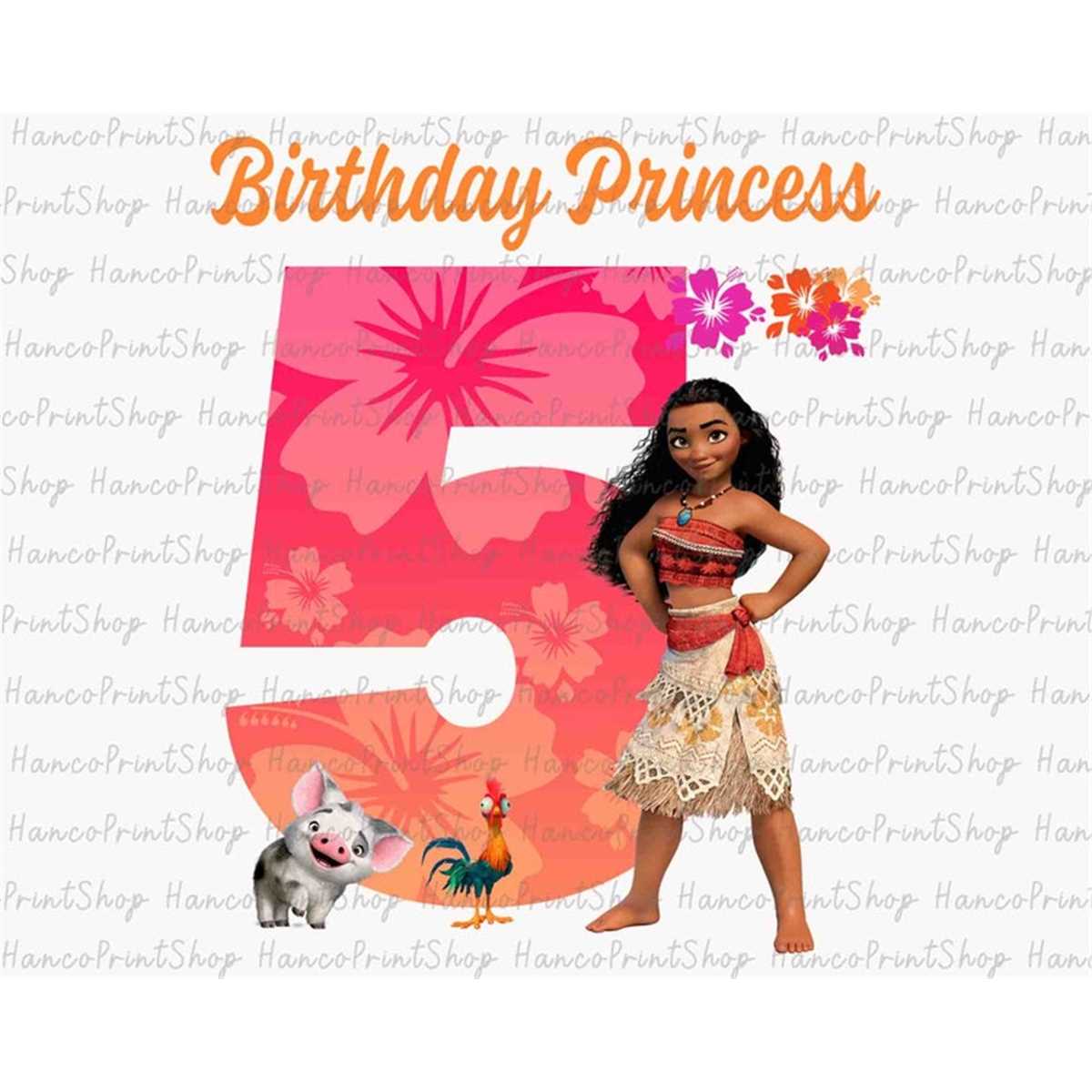 Birthday Princess Png, My 5th Birthday Png, Happy Birthday P - Inspire Uplift