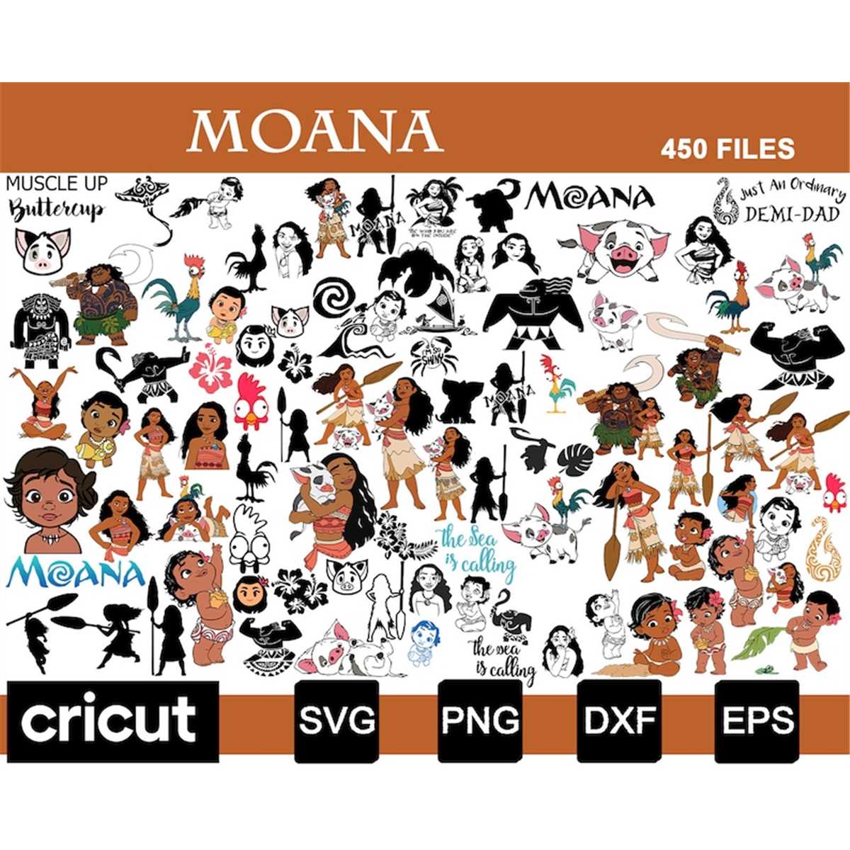 Moana SVG Bundle, Moana Svg Files, Moana SVG Birthday, Moana - Inspire ...