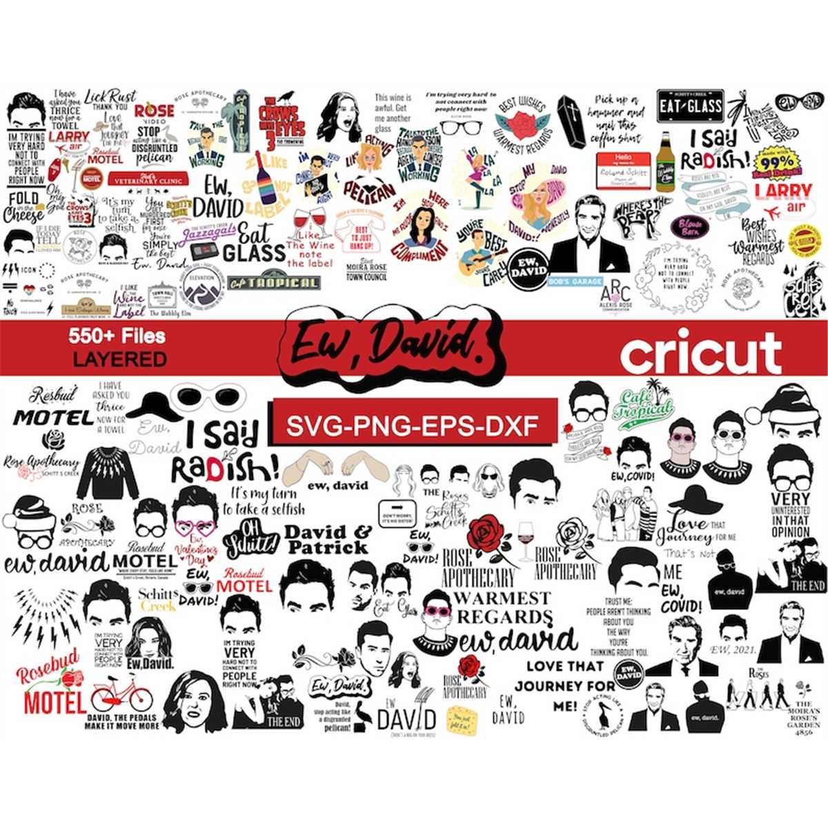 Ew David Bundle SVG, David Rose SVG, Tv Show, Ew David PNG F | Inspire ...