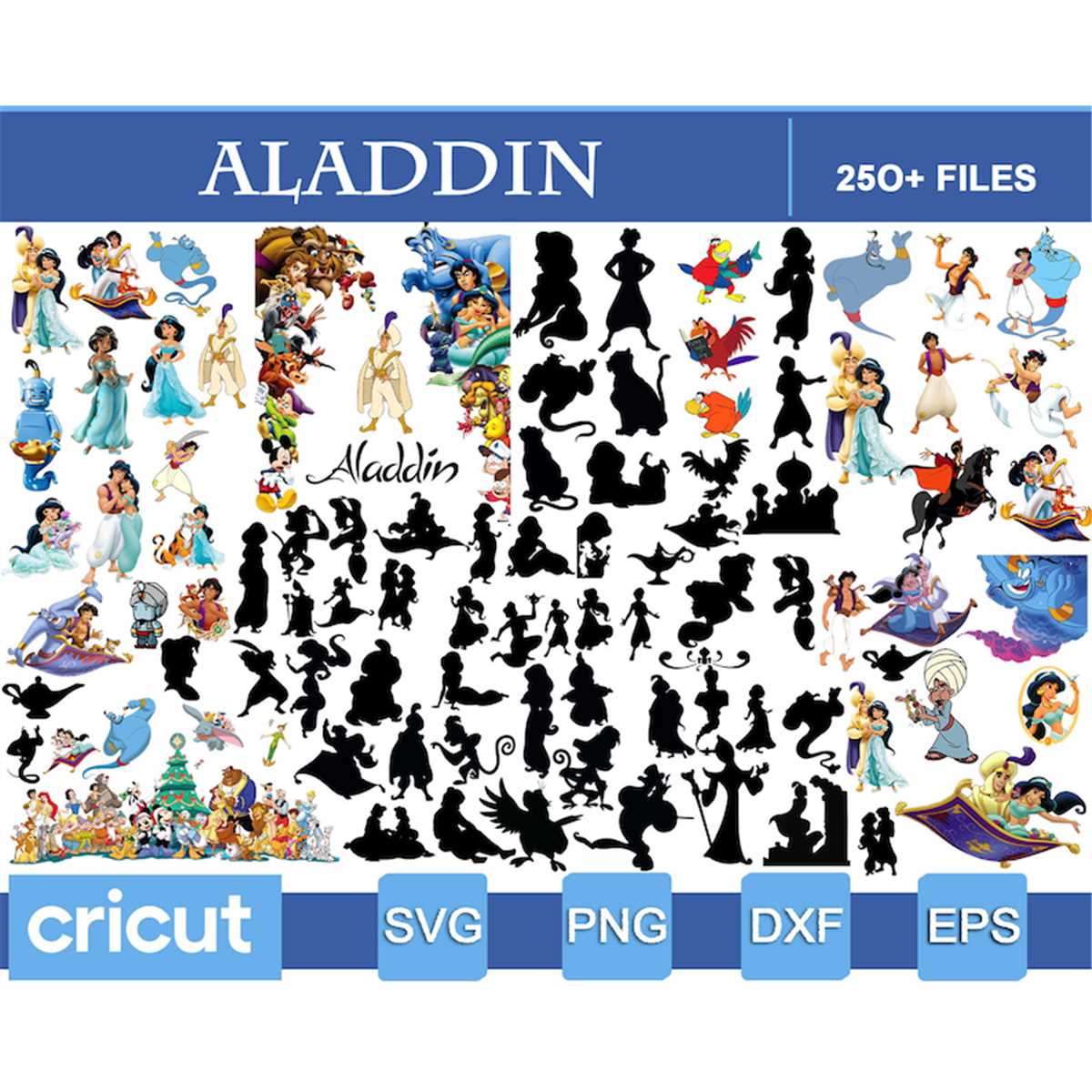 Aladdin SVG, Princess Jasmine SVG, For Cricut, Princess SVG - Inspire ...