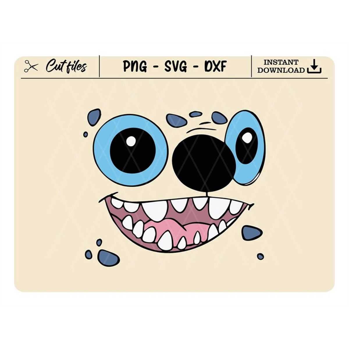 Stitch Face SVG Files for Cricut, Stitch Svg Bundle, Printab | Inspire ...