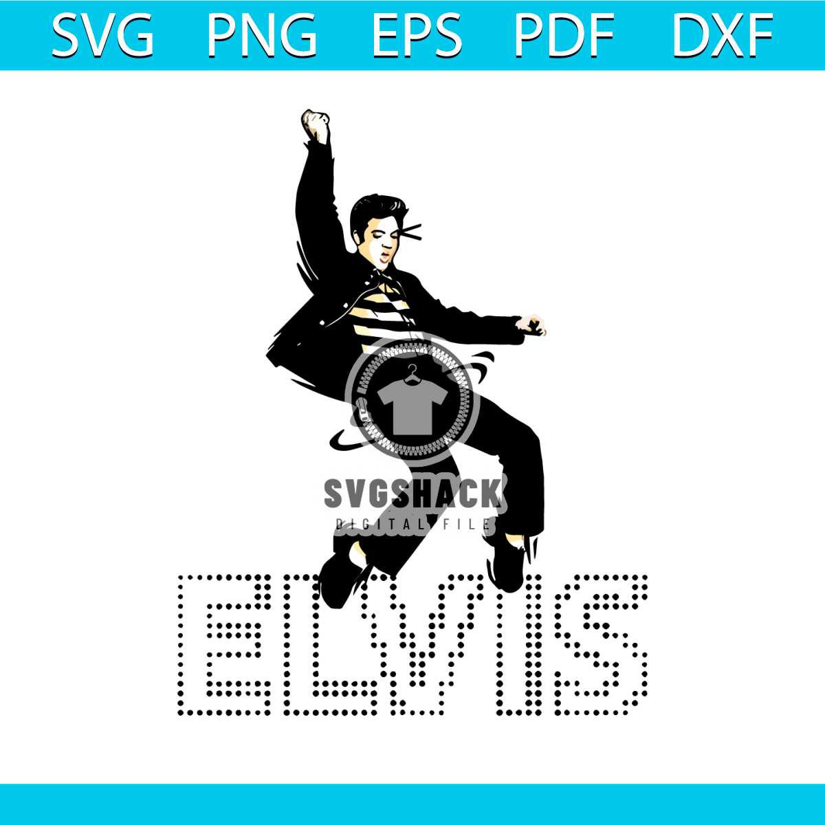 Retro Elvis Presley 2022 Movie SVG Digital Cricut File | Inspire Uplift