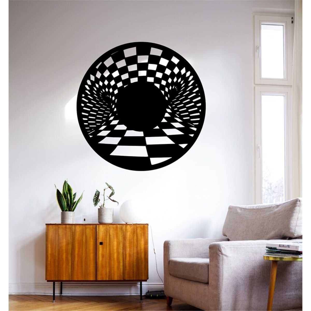 Eye delusion illusion circle svg cut dxf file wall sticker p | Inspire ...