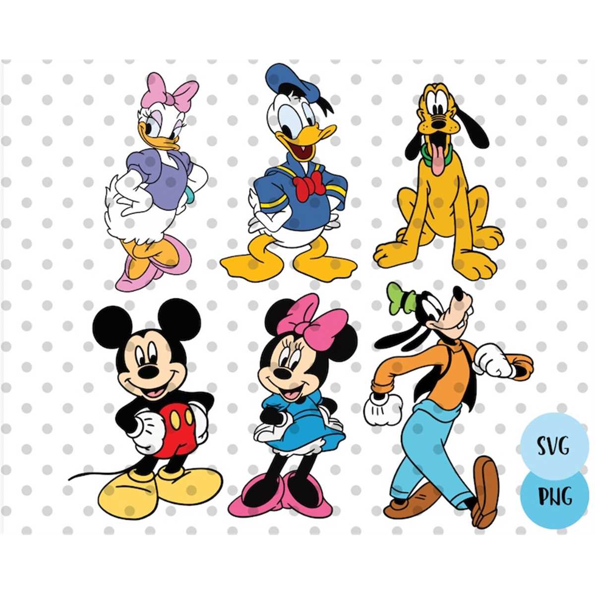 6 Mouse Friends SVG Bundle, mouse svg, mouse friends svg | Inspire Uplift
