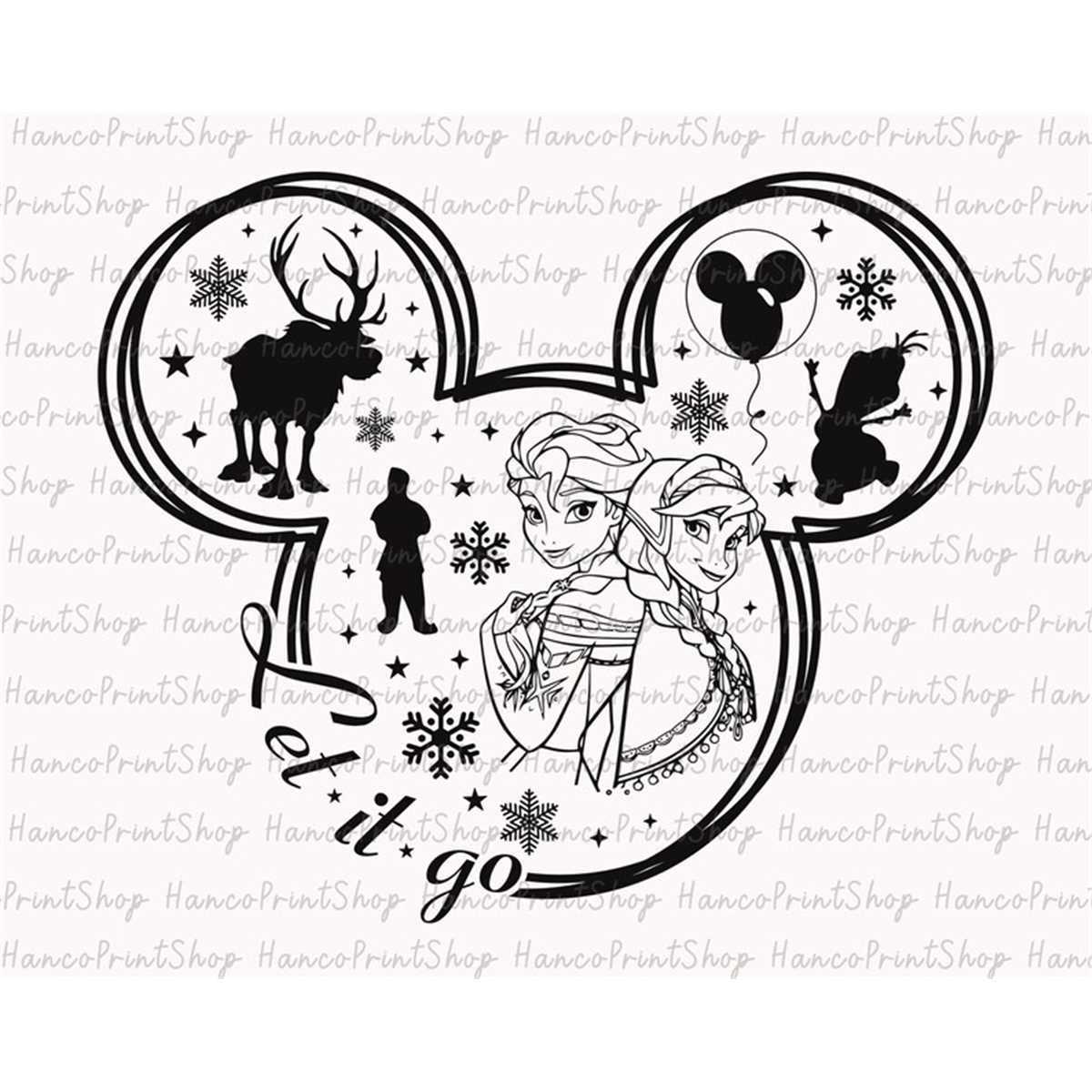 Let It Go Svg, Princess Svg, Family Vacation Svg, Magical Ki | Inspire ...