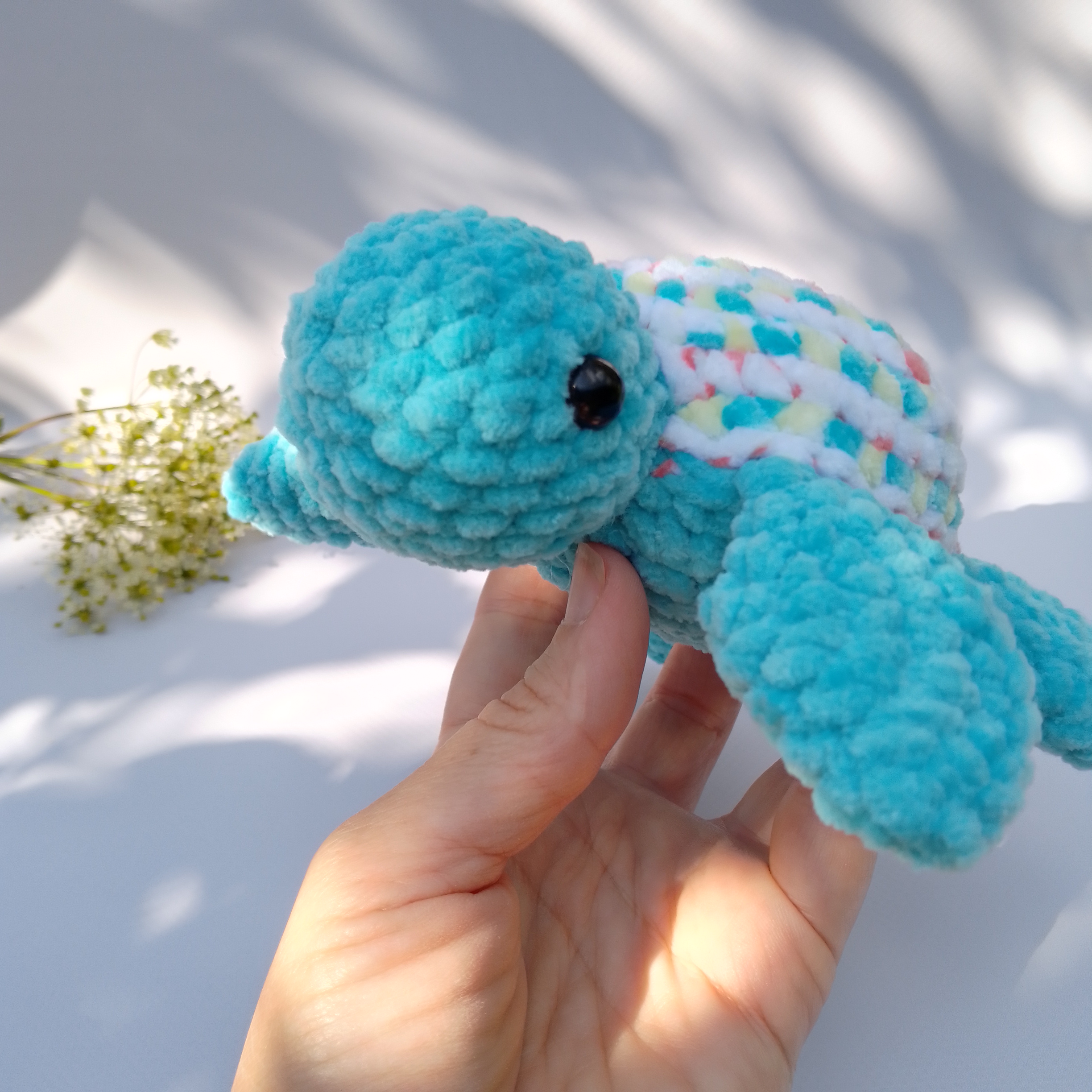 Plush turtle crochet. Amigurumi plush turtle. | Inspire Uplift