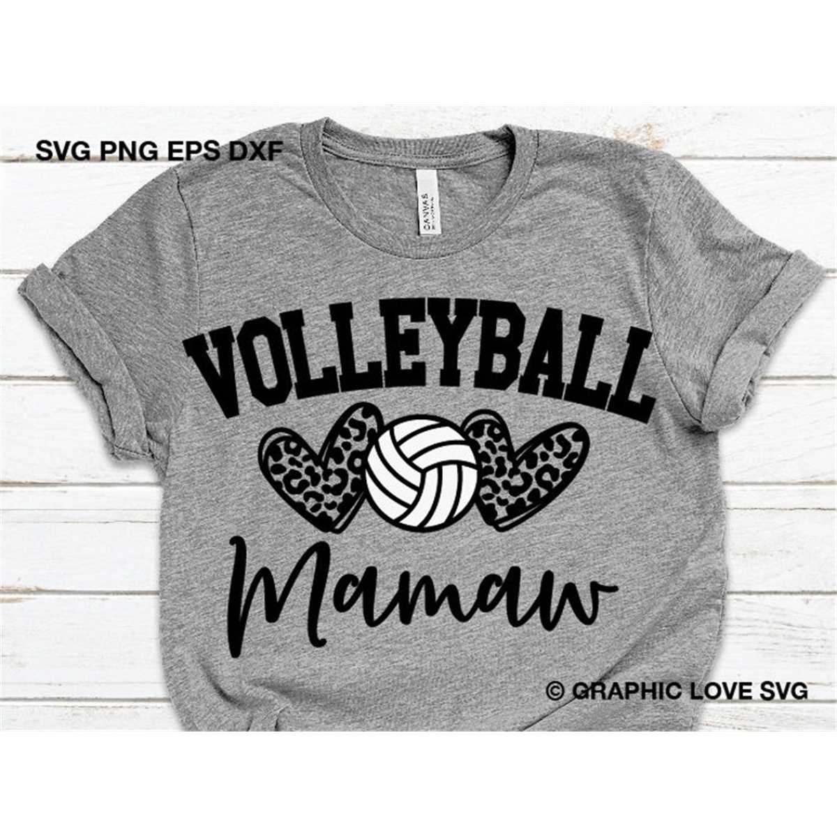 Volleyball Mamaw Svg, Leopard Volleyball Mamaw Png, Volleyba | Inspire ...
