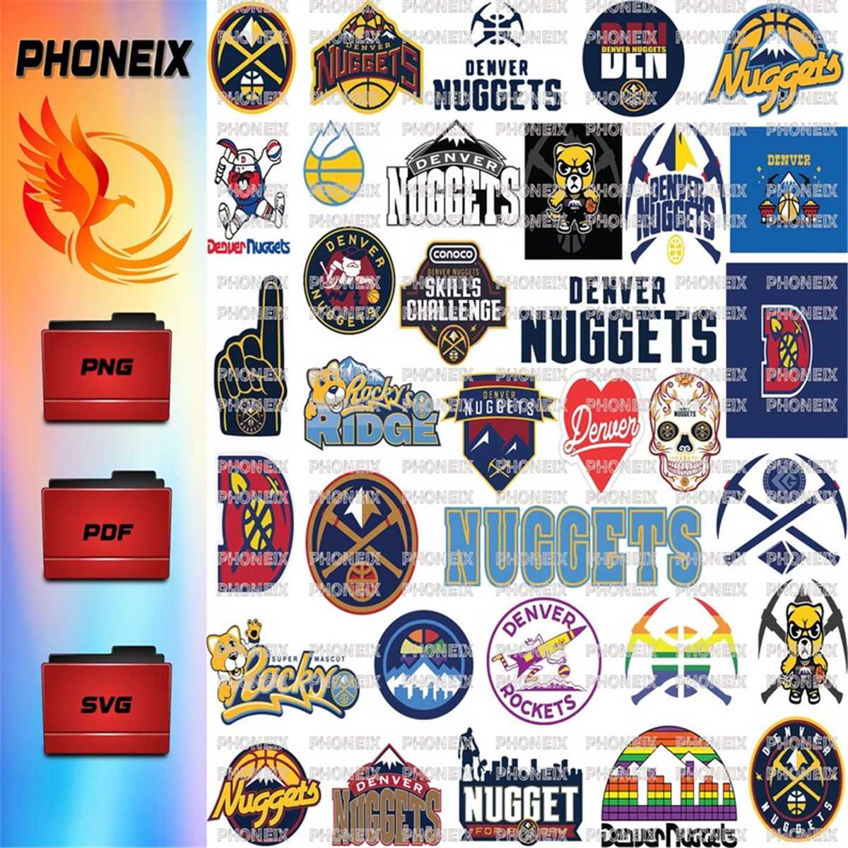 Denver -- Nuggets-- Basketball Svg,Png,Pdf Silhouette, Vecto | Inspire ...
