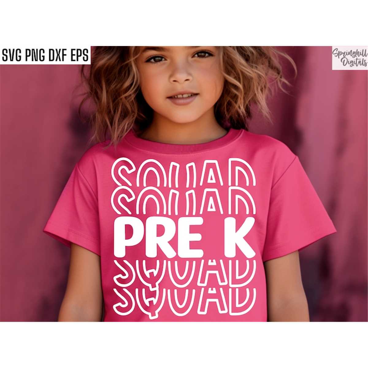 Pre K Squad Svgs | Back To School Shirt | First Day Of Schoo | Inspire ...