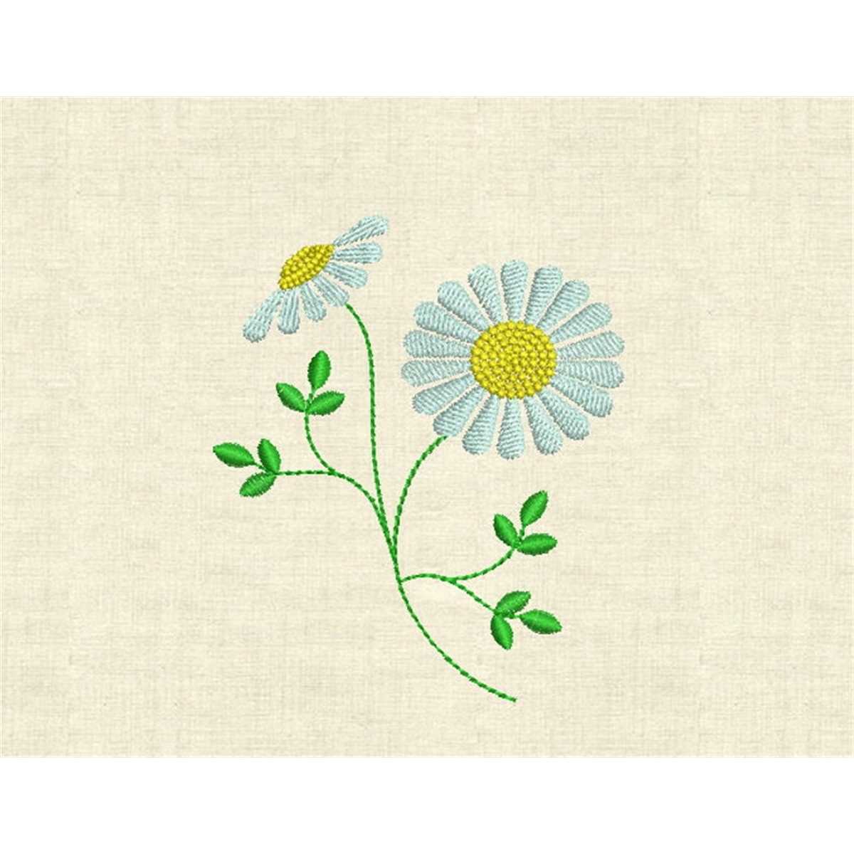 17 desigs! Machine embroidery designs set flowers Daisy | Inspire Uplift