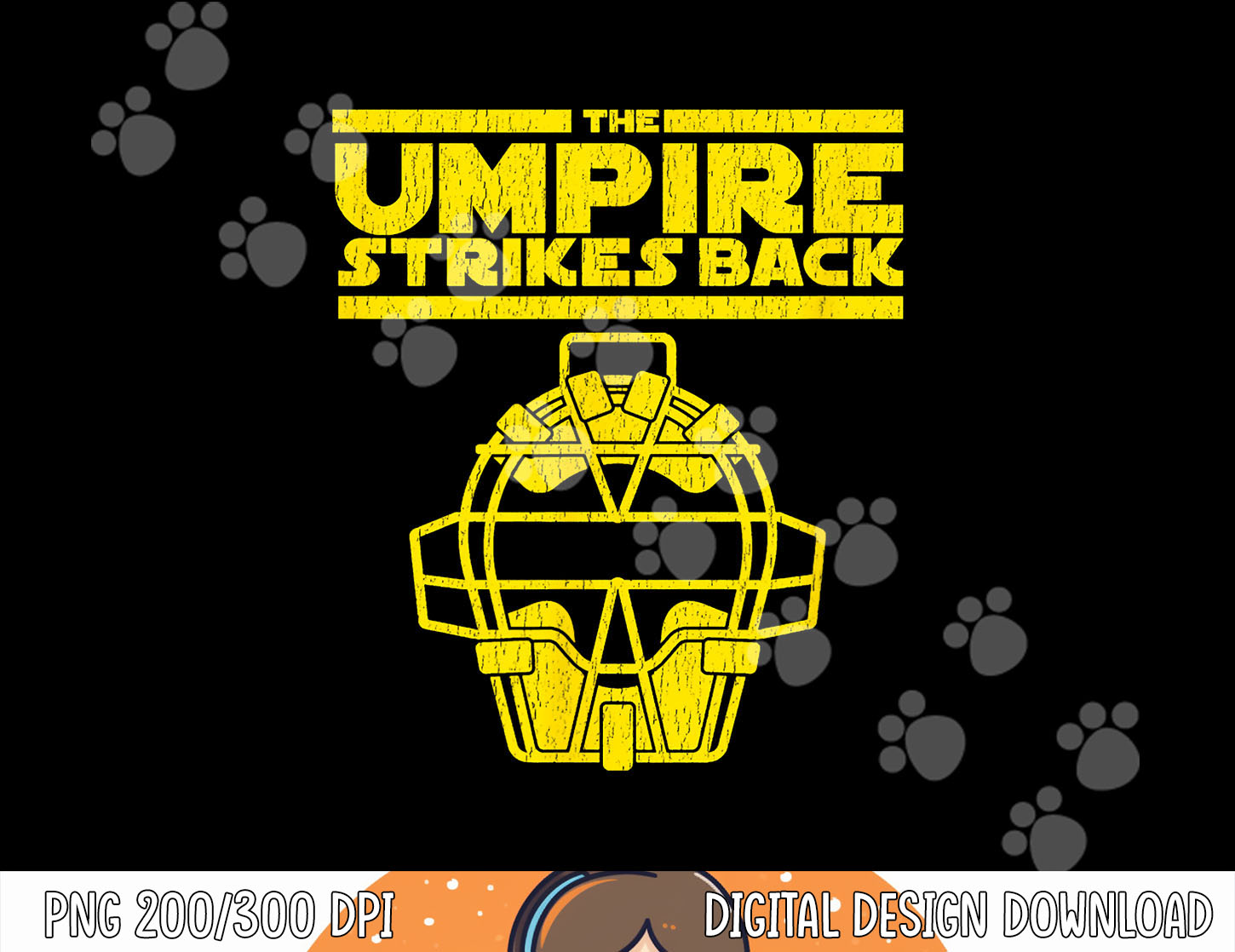 The Umpire Strikes Back Funny Baseball png, sublimation | Inspire Uplift