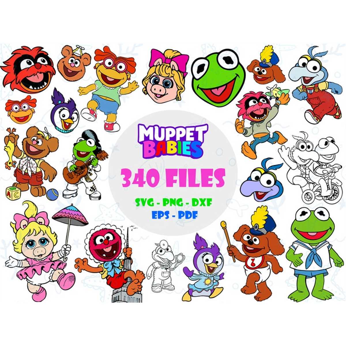 The Muppets SVG, Sesame Monsters SVG, Street Monsters Svg, M | Inspire ...