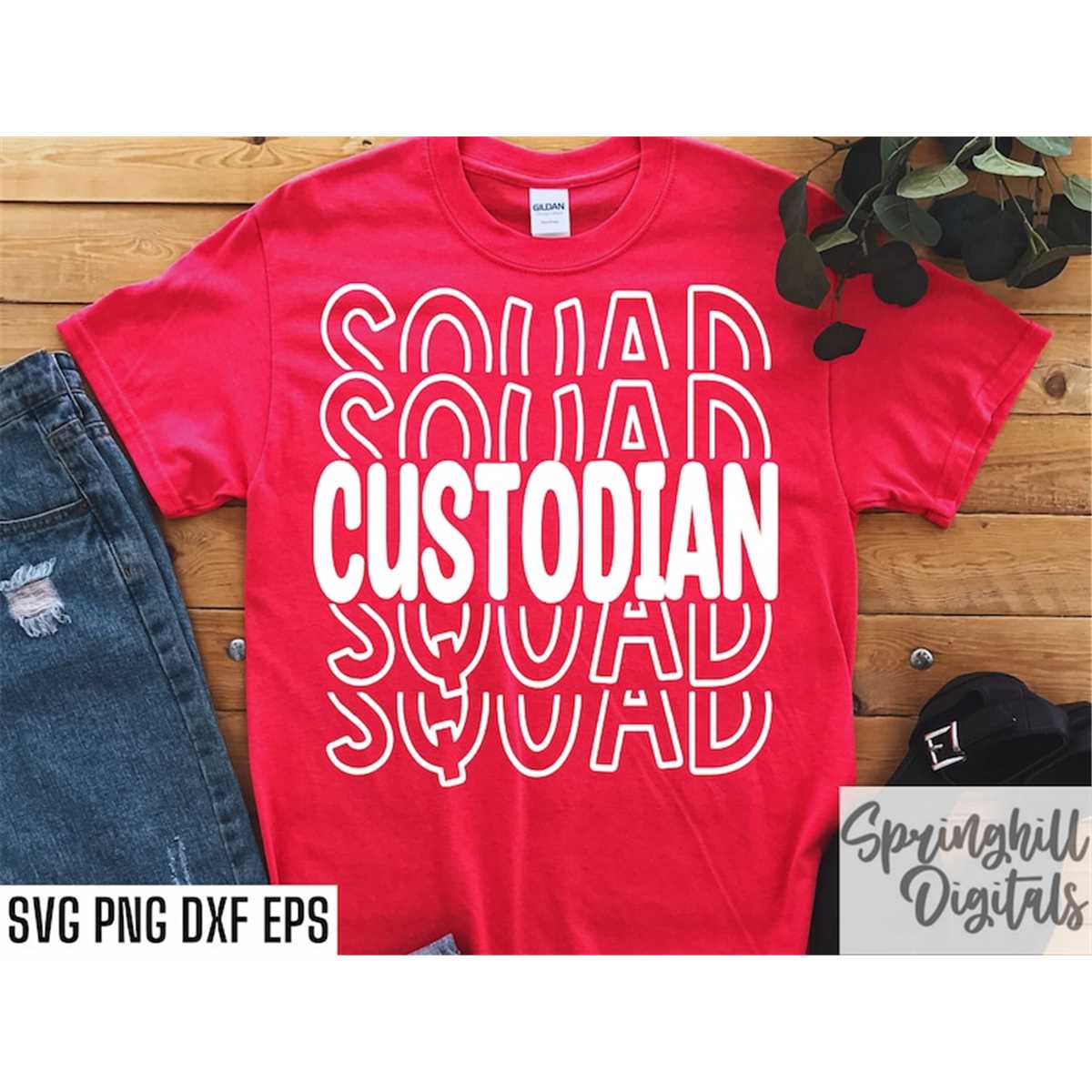Custodian Squad Svgs Janitor T Shirt Svgs Maintenance Wo Inspire Uplift