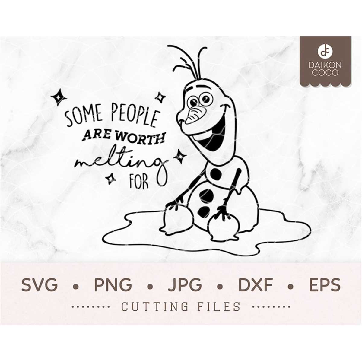 Frozen Olaf, Some People are Worth Melting for SVG, Olaf SVG | Inspire ...