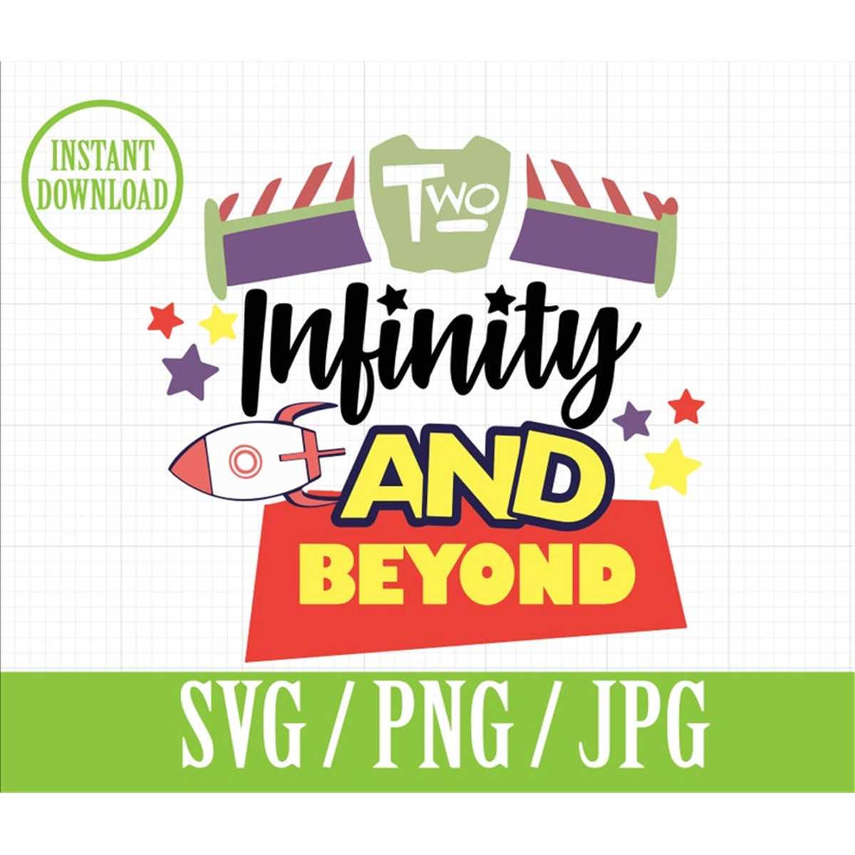 Two infinity and beyond - 2nd Birthday buzz light year, TOY | Inspire ...