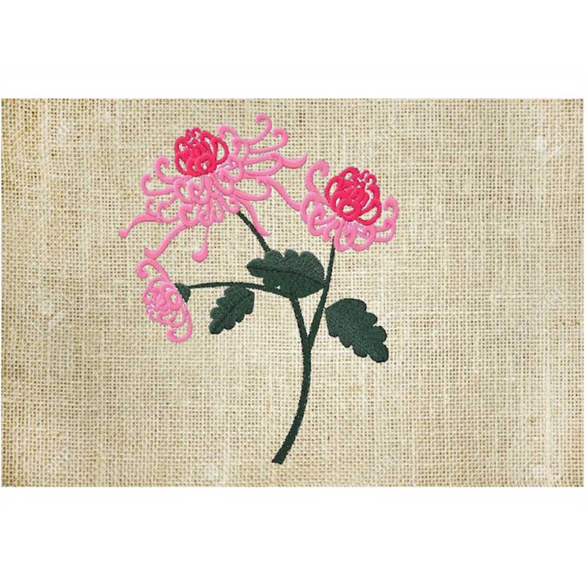 Machine embroidery designs flowers Japanese embroidery chrys | Inspire ...