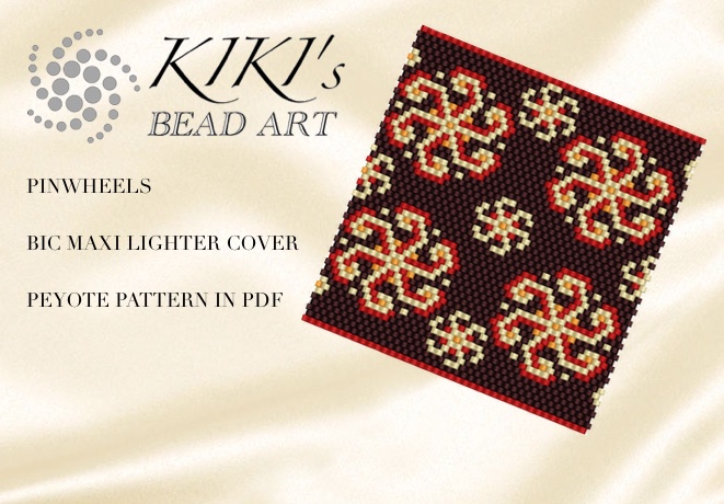 Lighter cover pattern Peyote Pattern, bead pattern for BIC M - Inspire ...