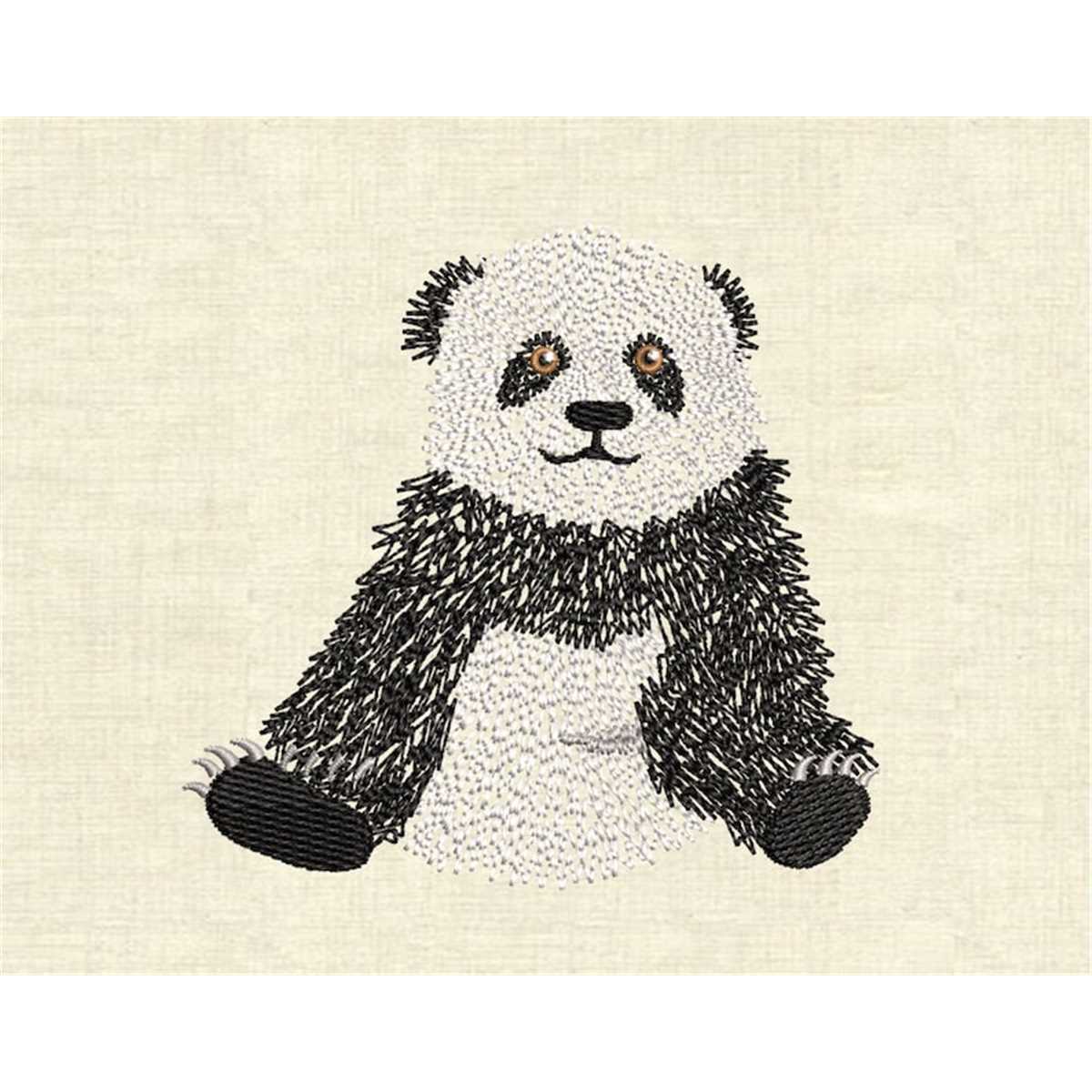 Machine embroidery designs panda bear | Inspire Uplift