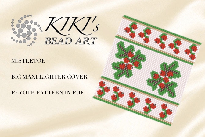 Lighter cover pattern Peyote Pattern, bead pattern for BIC M | Inspire ...