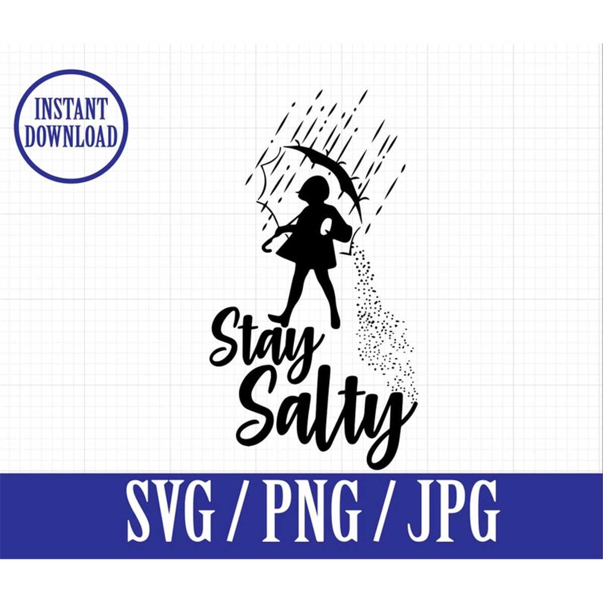 Stay Salty - Salt girl - SVG, PNG, JPG - Instant File Downlo | Inspire ...