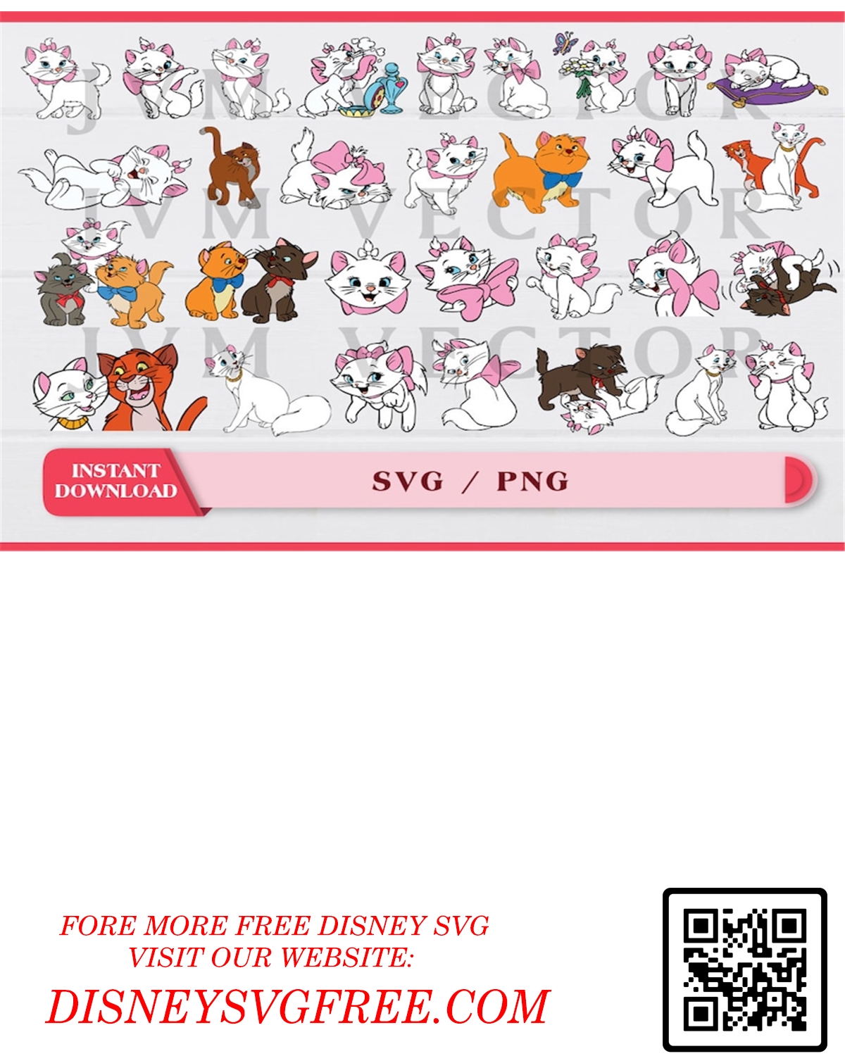 Cat Vector SVG Bundle, clipart, Layered digital file - Inspire Uplift