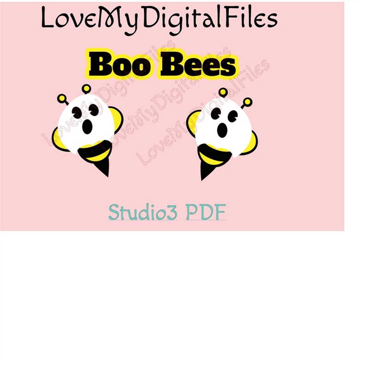 Boo bees SVG Digital files for cricut cutting machines silho | Inspire ...