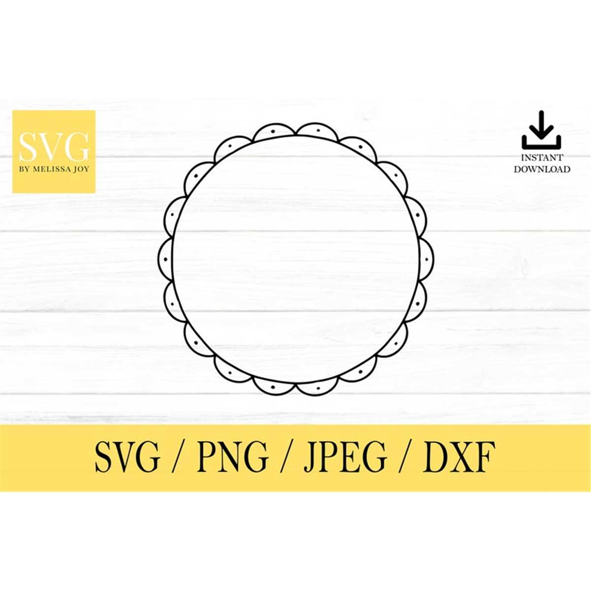 Decorative Circle SVG, svg, png, dxf, jpeg, Digital Download | Inspire ...