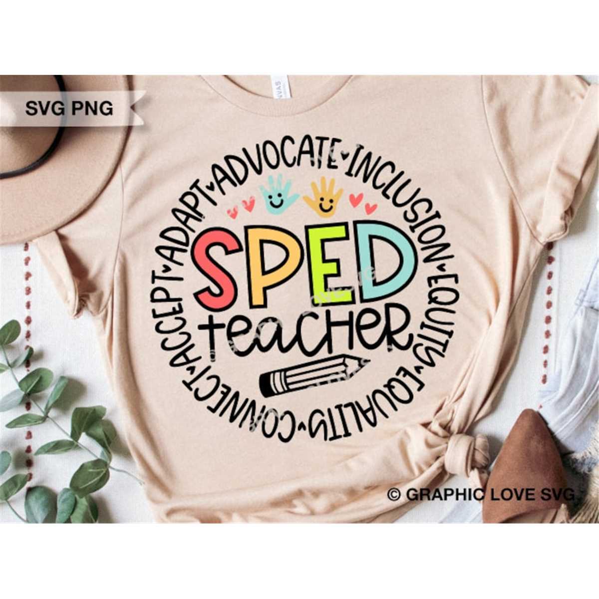 SPED Teacher Svg Png, Special Education Svg, Special Ed Teac - Inspire ...