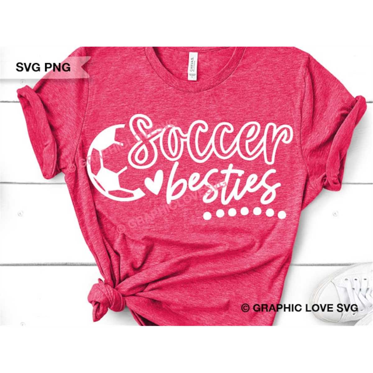 Soccer Besties Svg, Soccer BFF Png, Soccer Best Friends Shir | Inspire ...