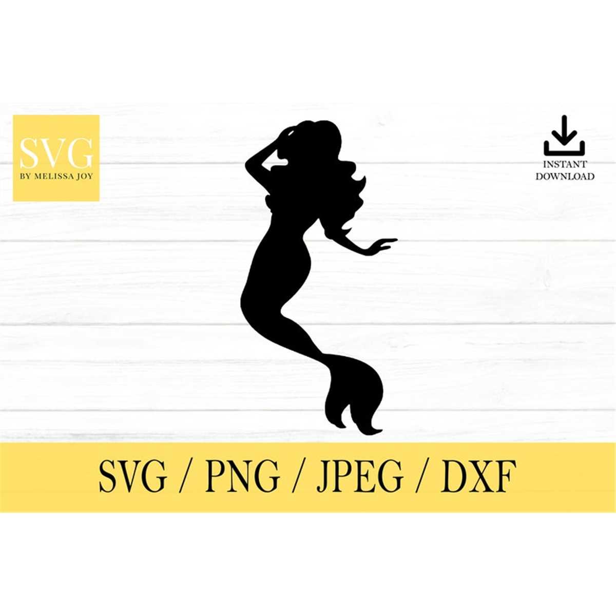 Mermaid SVG, Mermaid, svg, png, dxf, jpeg, Digital Download, | Inspire ...