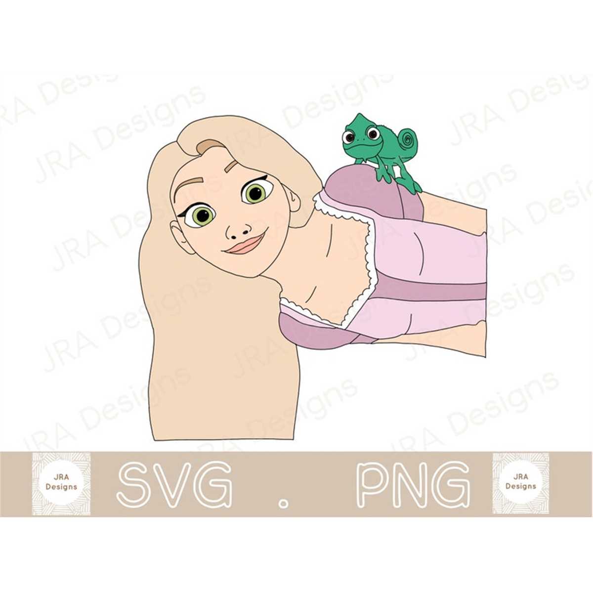 Tangled SVG & PNG - Cricut cut file - Inspire Uplift