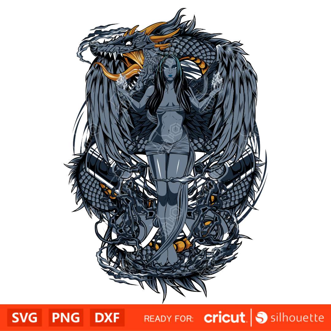 Dragon Engine Anime Svg: High-Quality Digital Files for Craf | Inspire ...
