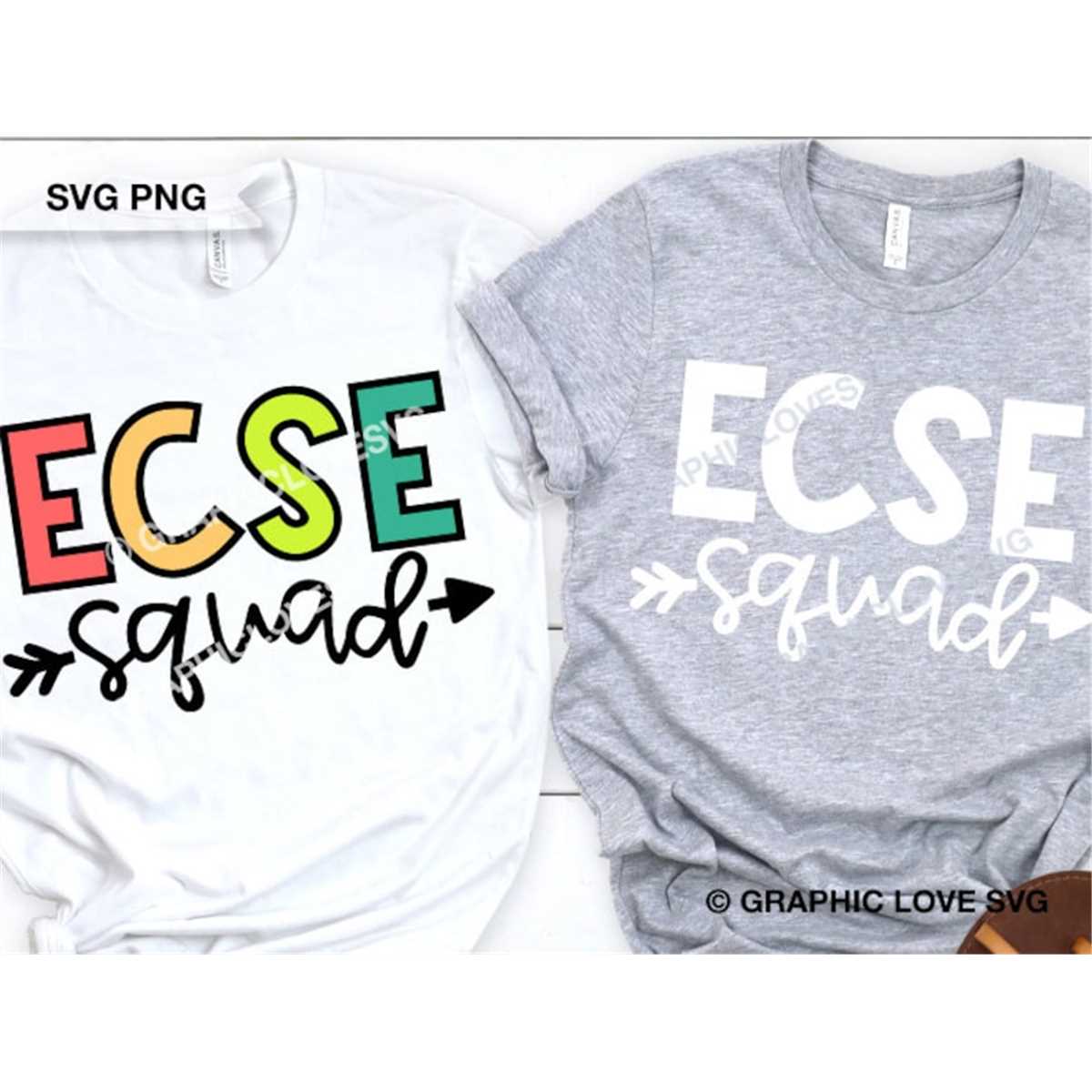 ECSE Squad Svg Png, Ecse Teacher Svg, Early Childhood Specia - Inspire ...