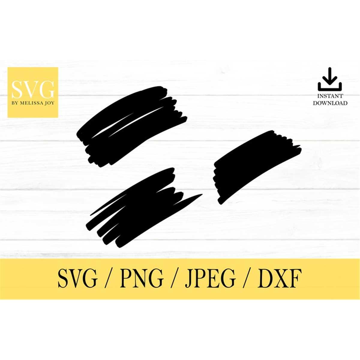 Paint Stroke SVG, ink, paintbrush stroke, Shape, svg, png, d | Inspire ...