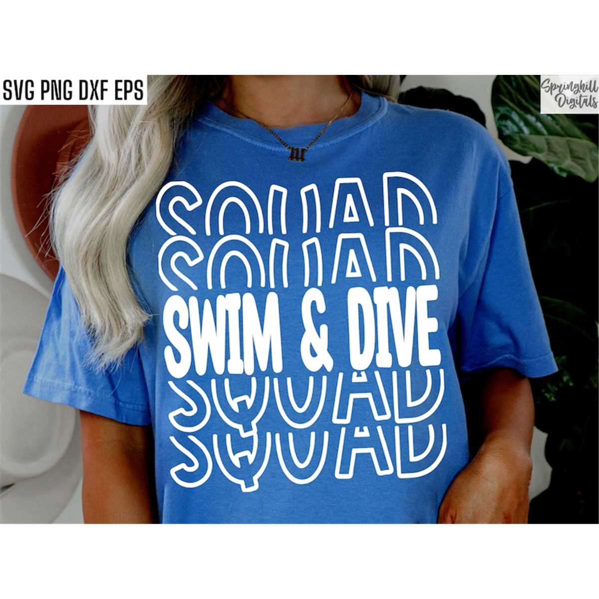 Swim and Dive Squad | Swim Team Svgs | Swimmer Pngs | High S | Inspire ...