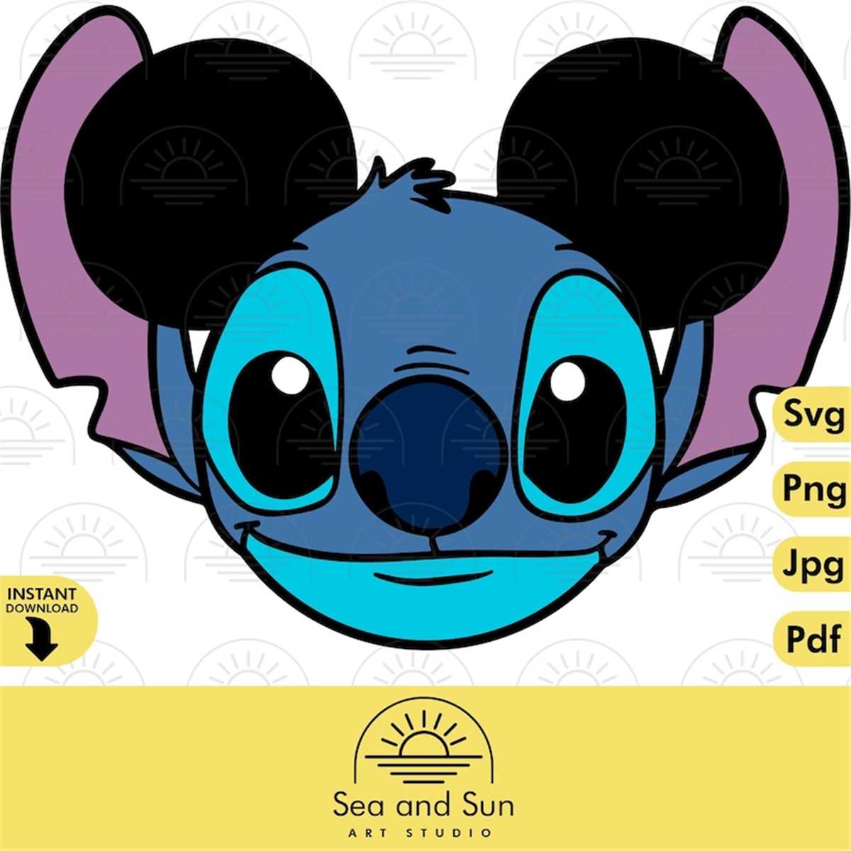 Lilo and Stitch Svg Clip art Files, Stitch, Minnie, Mouse, H | Inspire ...