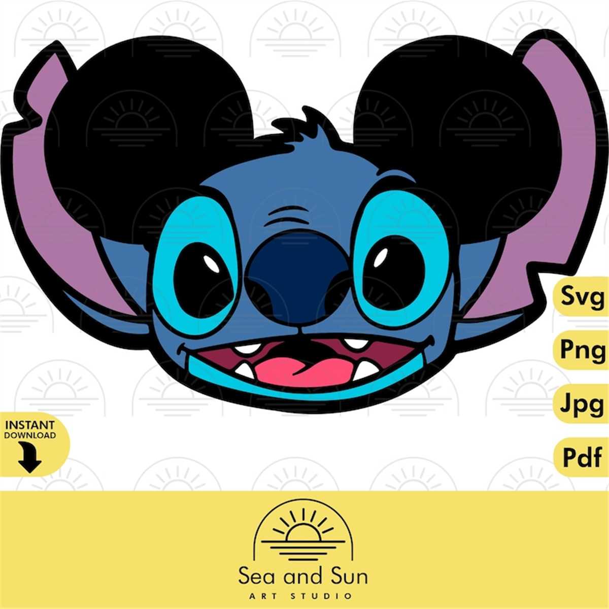 Lilo and Stitch Svg Clip art Files, Stitch, Minnie, Mouse, H - Inspire ...