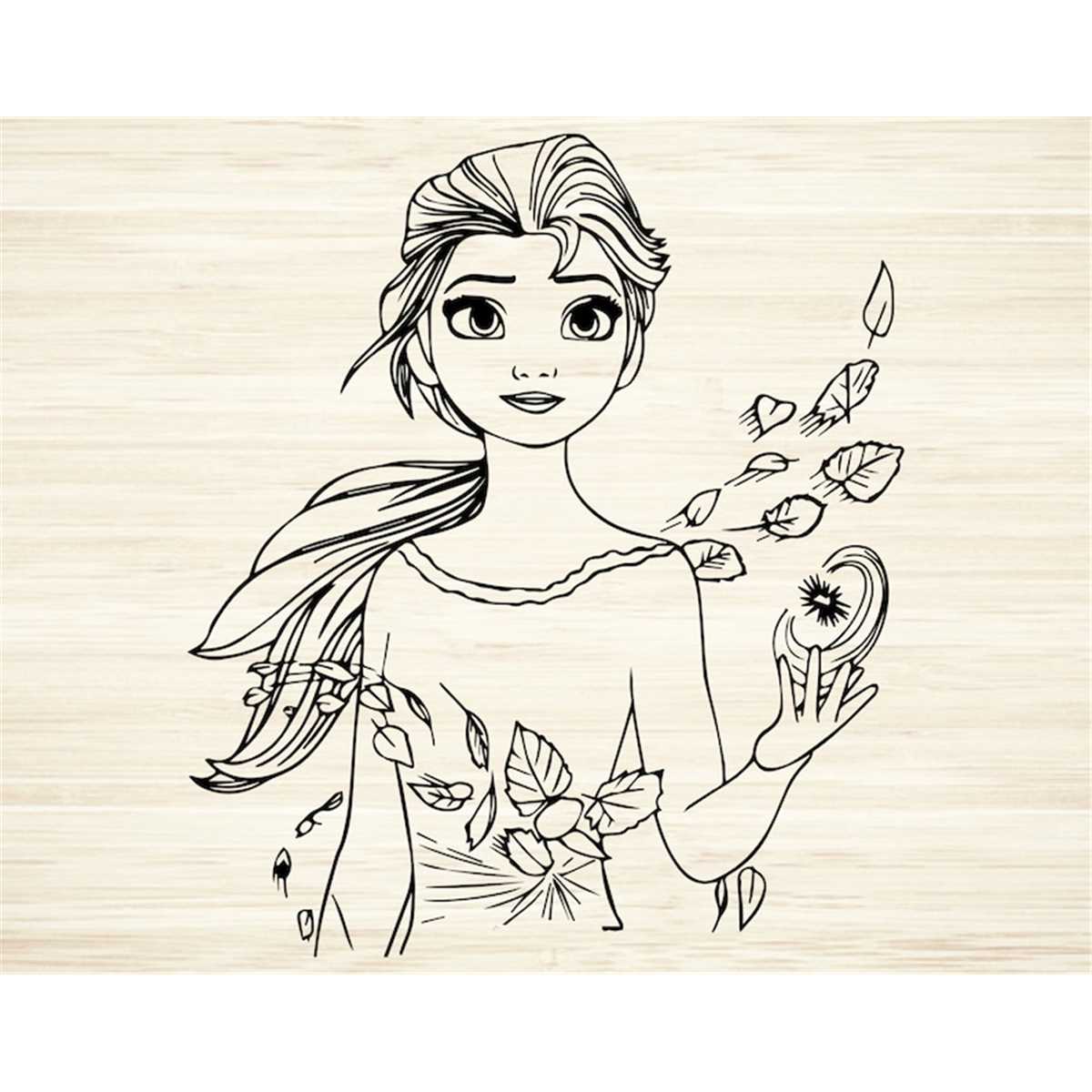 Elsa Cut File SVG DXF PNG Eps Pdf Clipart Vector 3 Elsa Svg | Inspire ...