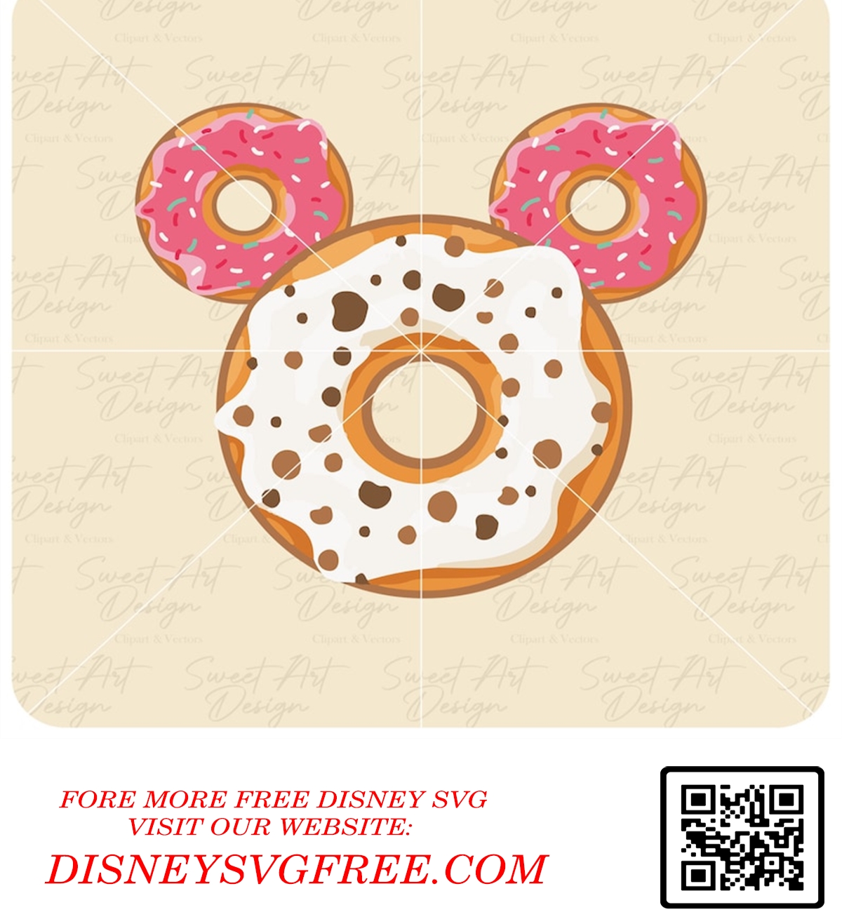 Donut Mouse SVG, Funny Mouse Donut SVG, Family Trip 2023 SVG - Inspire ...
