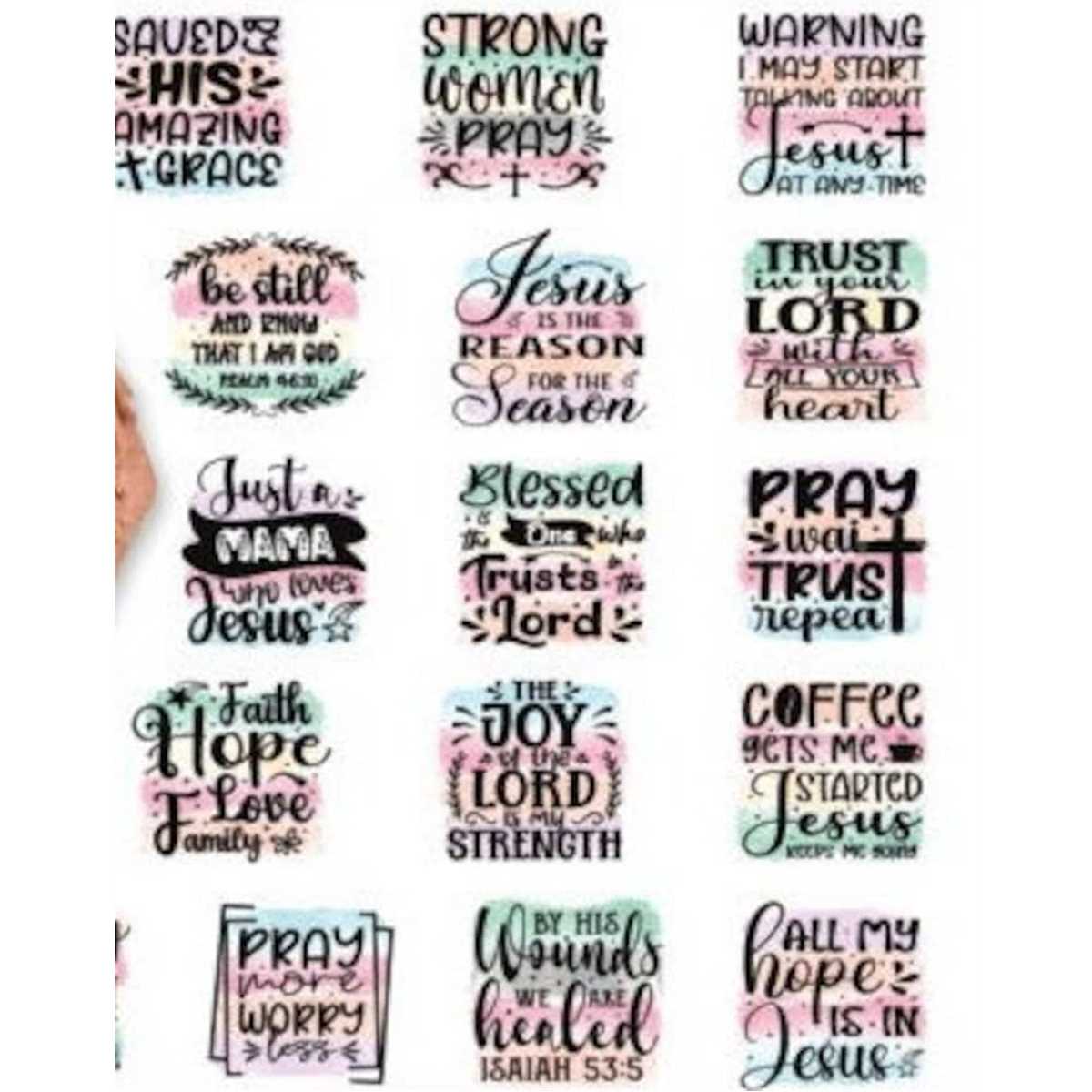 Christian Sublimation Designs PNG Bundle, Religious sublimat | Inspire ...