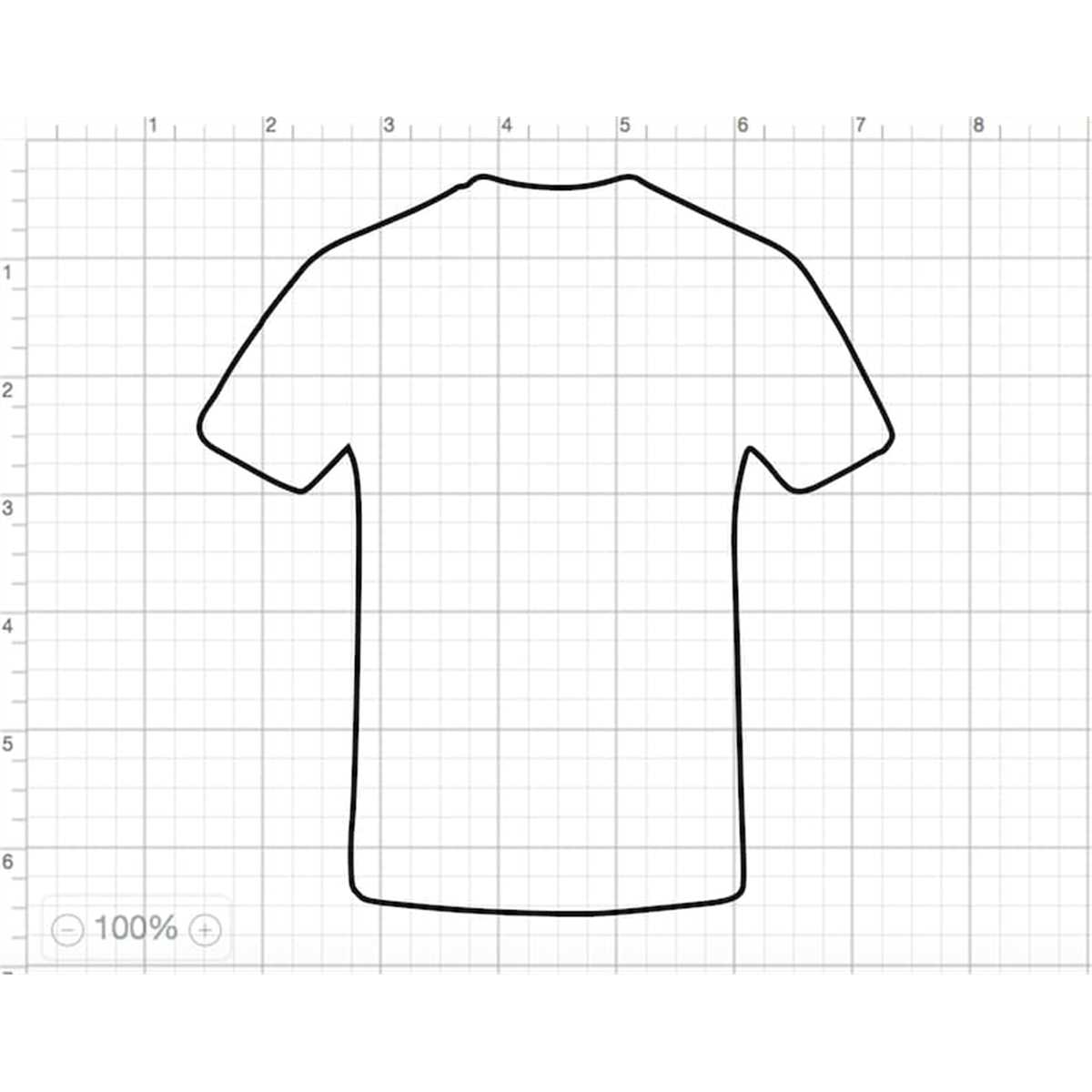 Tshirt Outline Cut File SVG DXF PNG Eps Pdf Clipart | Tshirt | Inspire ...